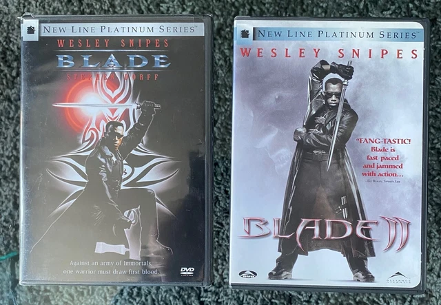 BLADE & BLADE II DVD New Line Platinum Series Region 1 NTSC Wesley ...