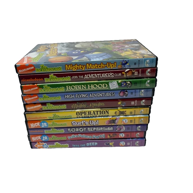 NICK JR THE Backyardigans DVD Lot (10) Nickelodeon Kids TV Show DVD ...