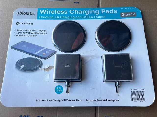 UBIO LABS WIRELESS Charging Station 2 Pack $37.78 - PicClick CA