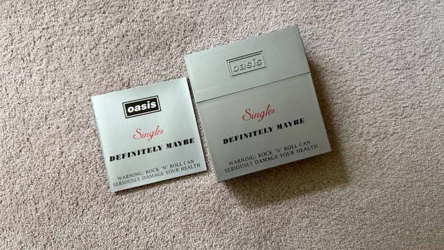 OASIS 1996 ORIGINAL CD Cigarette Box set of 4 singles Definitely Maybe ...