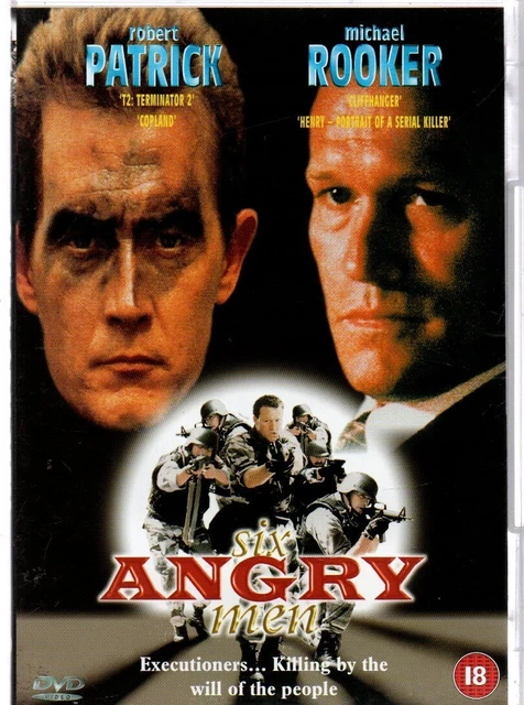 SIX ANGRY MEN (1998 DVD) Michael Rooker, Robert Patrick, Louis Mandylor ...