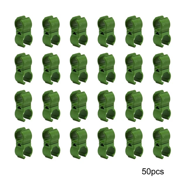 UNIVERSAL ROTATING RATTAN Stent Rod Connector Stake Clip Greenhouse ...