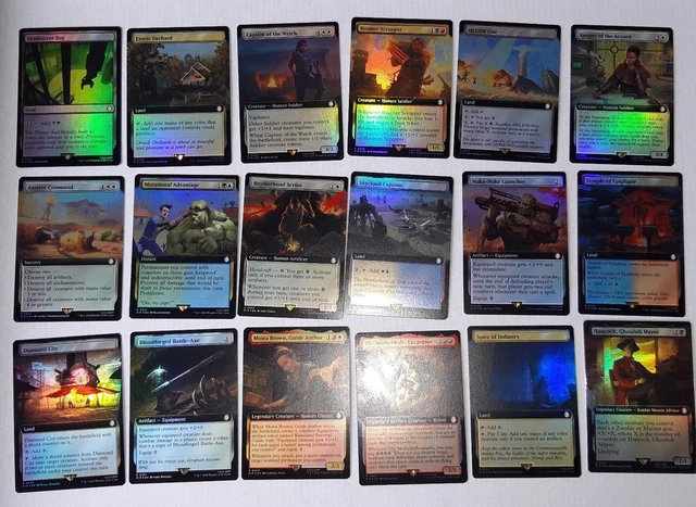MAGIC FALLOUT LOTTO 70 Carte Rara Foil New Mint Hancok Pipboy Lot Mtg ...