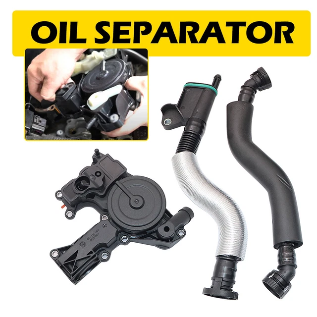 PCV VALVE ENGINE Crankcase Vent Oil Separator Kit for Audi Q3 Q5 VW ...