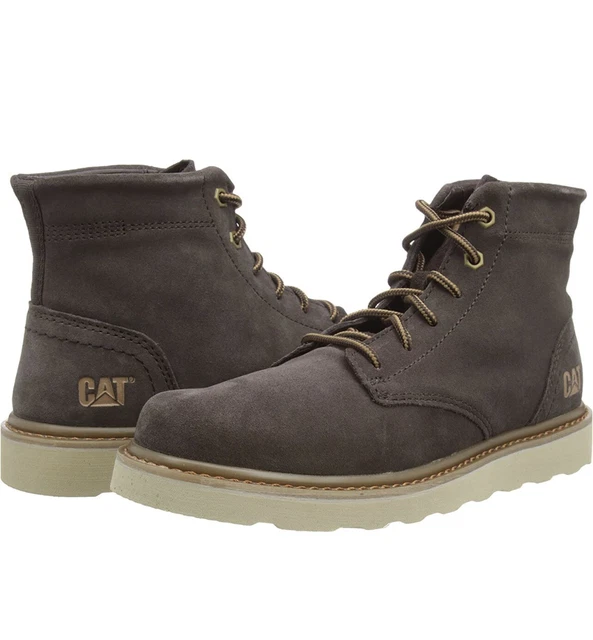 CATERPILLAR CAT LIFESTYLE Mens Narrate brown cow suede leather lace up ...
