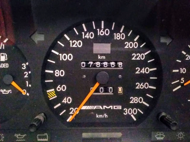 MERCEDES W124 A124 300km/h AMG speedometer cluster tachmeter EUR 539,78 ...