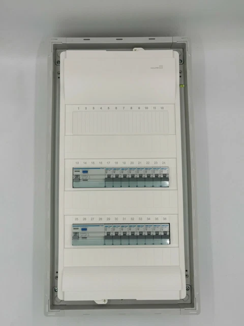 SUBDISTRIBUTION HAGER FUSE box flush-mounted surface-mounted hollow ...