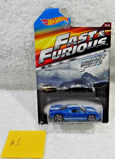 2015 HOT WHEELS Fast & Furious Fast Five Ford GT-40 8/8 Walmart ...
