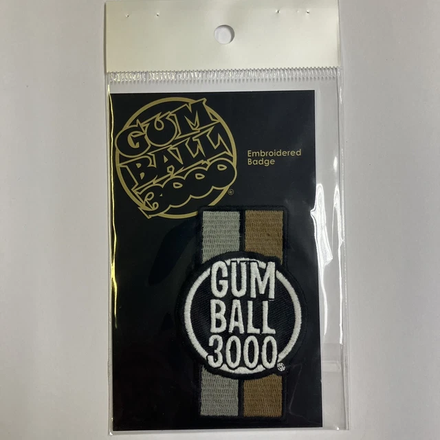 ORIGINAL VINTAGE GUMBALL 3000 Iron Patch/Aufnäher/Aufbügler JACKASS ...