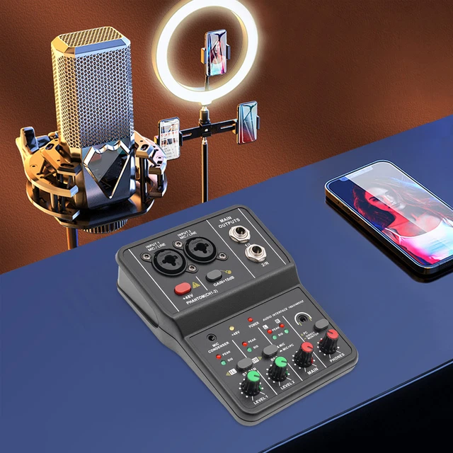 2CHANNEL MINI AUDIO Mixer Bluetooth USB DJ Sound Mixing Console ...