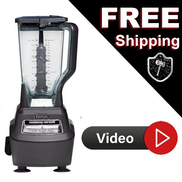 NINJA MEGA KITCHEN System (BL770) Blender/Food Processor with 1500W Pre ...