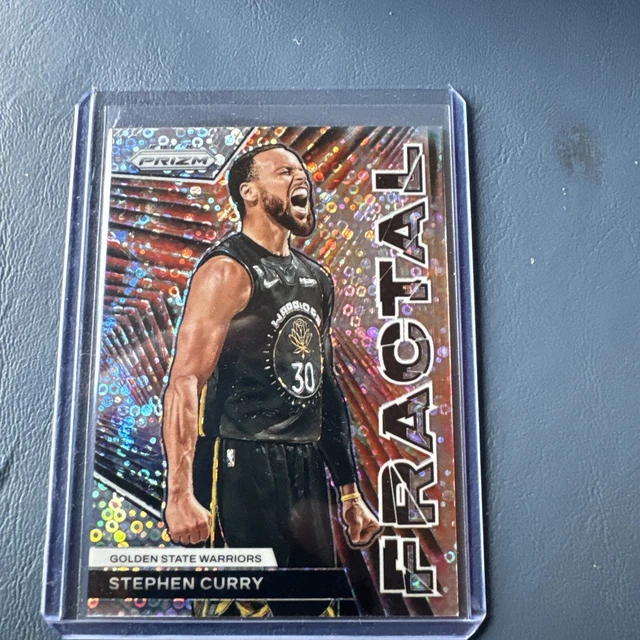PRIZM BASKETBALL 2023-24 Stephen Curry Fractal Silver Disco 1 Fast ...