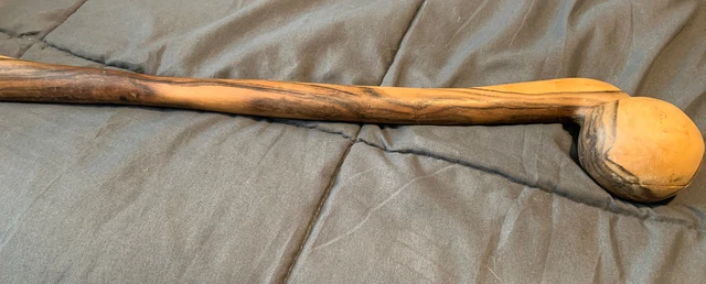 ANTIQUE VINTAGE TRIBE African War Club Wooden Throwing Knobkerrie Stick ...