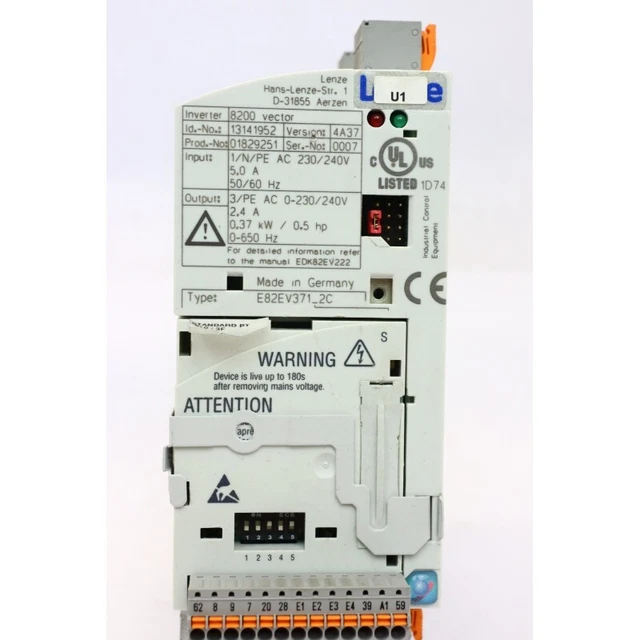 LENZE 13141952 8200 vector variateur E82EV371_2C (B211) EUR 320,00 ...