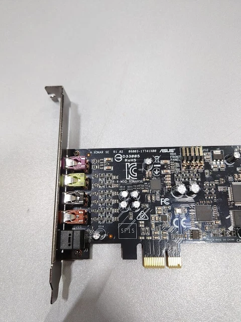 ASUS XONAR SE PCIe 5.1 Channel Sound Card, High-Definition Audio Not ...