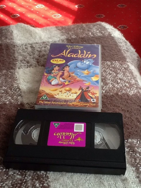 ALADDIN VHS, WALT Disney Classics VHS Video Tape, 1994 Classic $13.38 - PicClick AU