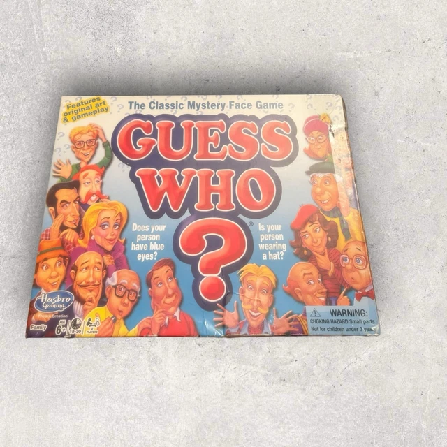 HASBRO GAMING GUESS Who? Game The Original Guessing Game (Pre-Owned ...