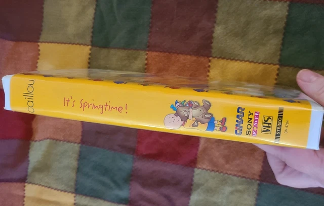 CAILLOU IT'S SPRINGTIME VHS, 2000 Kids Cinar Sony $6.99 - PicClick CA