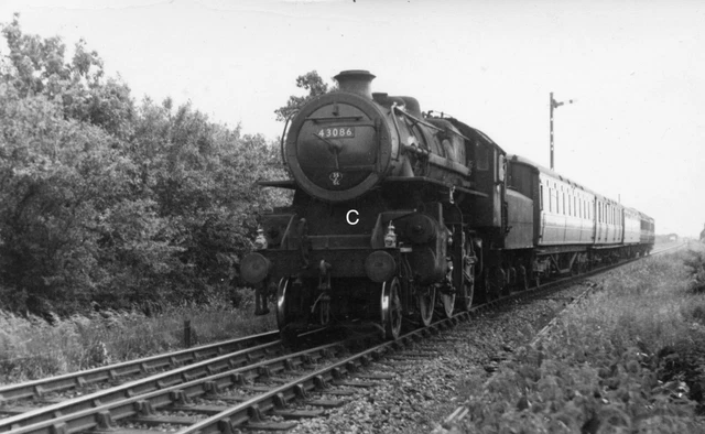 BRITISH RAILWAY B.R Photograph Print - Steam Loco 4P 40933 Circa 1950 £ ...