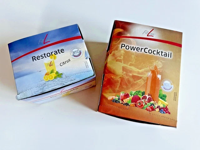 FITLINE OPTIMAL-SET (JE 30 Powercocktail + Restorate Citrus ...