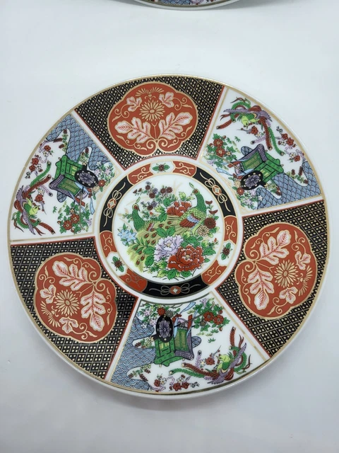 ANTIQUE CHINESE HAND Painted Plate 8.3/4" Set of 2 £31.92 - PicClick UK