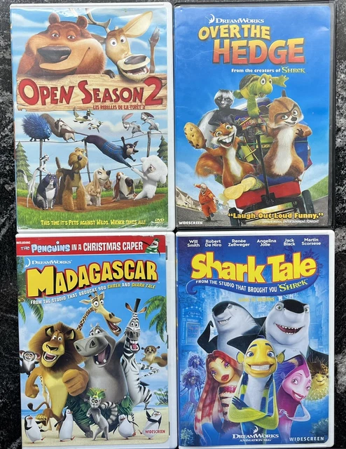 OVER THE HEDGE - Shark Tale - Madagascar - Open Season #2 DVD - Very ...