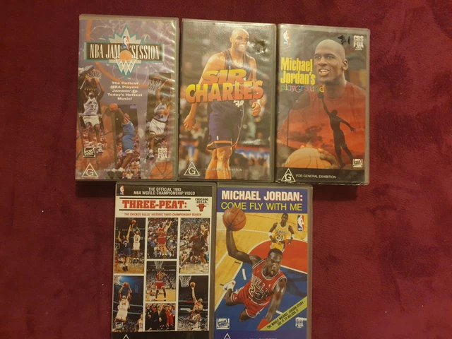 VHS NBA MICHAEL Jordan Chicago Bulls Charles Barkley Lot $9.99 ...