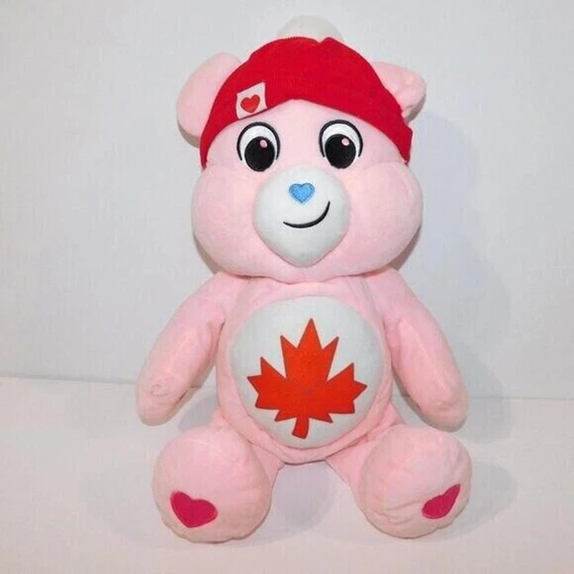 2023 CARE BEARS Large 20" Plush TRUE NORTH Stuffed Canada Maple Leaf ...