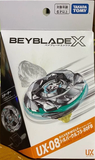 BEYBLADE X BEYBLADE X UX-08 Starter Silver Wolf 3-80FB EUR 108,72 ...