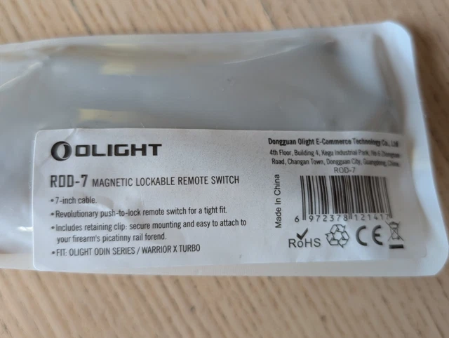 OLIGHT ROD-7 MAGNETIC Lockable Remote Switch $20.00 - PicClick AU