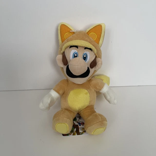 NINTENDO SUPER MARIO 3D World LUIGI Cat Plush Soft Toy 2012 - 14 inch £ ...