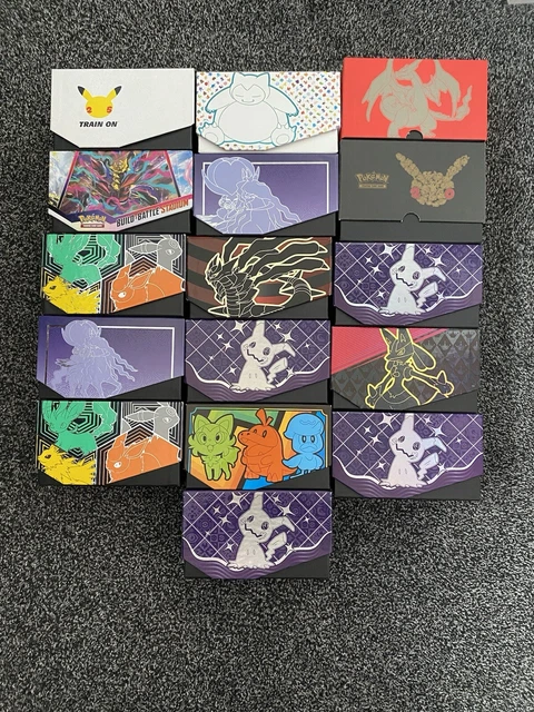 POKÉMON TCG ETB & Ultra Premium Boxes Empty X22 Various Era’s Bundle ...