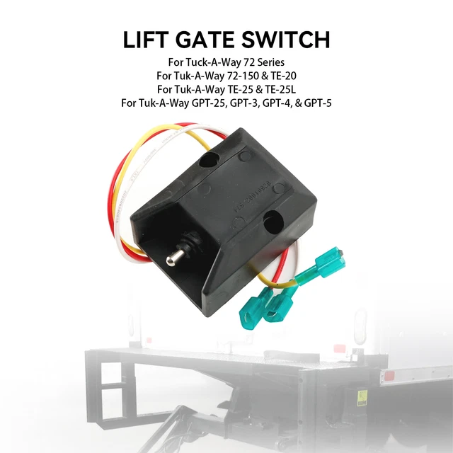LIFT GATE SWITCH 264346 Fit Box Truck Trailer Liftgate GPT TE 20 25 A ...