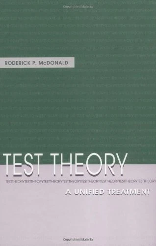 TEST THEORY: A Unified Treatment By Roderick P. McDonald EUR 47,89 ...