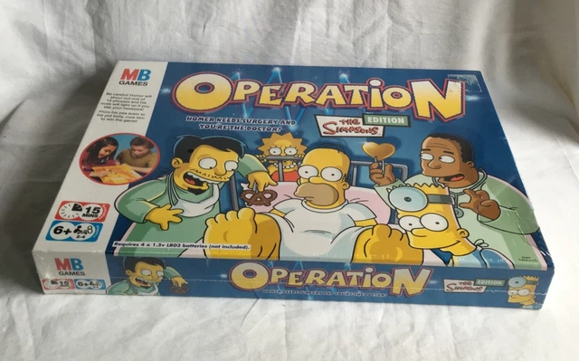RARE OPERATION THE Simpsons edition board game (Sealed) £69.99 ...
