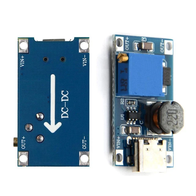2A STEP-UP BOARD MT3608 2V-24V Input Boost Converter Module Micro USB/Type #∫ £1.56 - PicClick UK