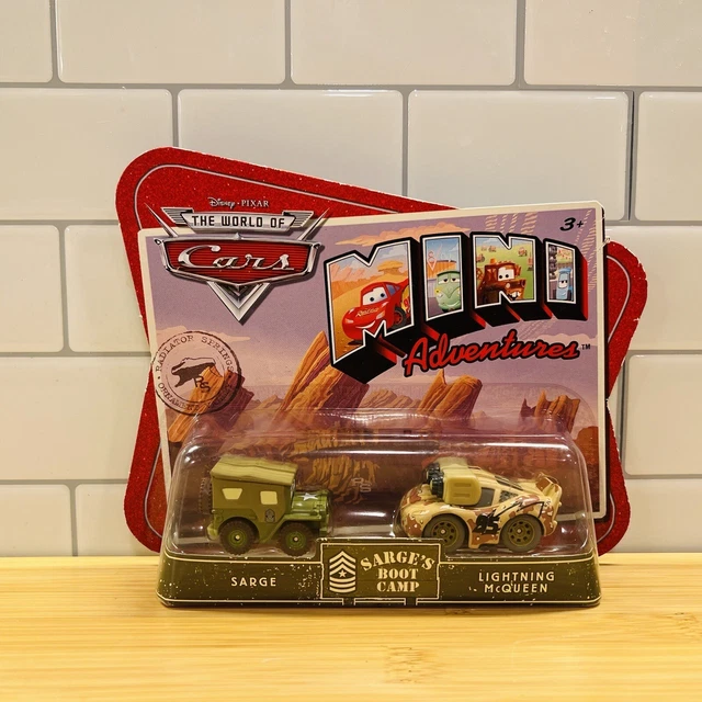DISNEY PIXAR CARS MINI ADVENTURES SARGE’S BOOT CAMP NIGHT VISION ...