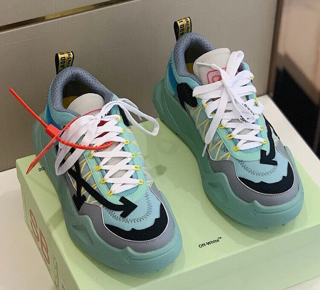 WHITE CLUNKY SNEAKER Od**sy 1000 Thick Sole Colored Arrow Casual Shoes ...