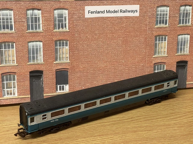 JOUEF OO GAUGE Model Railway Blue And Grey Mark 3 Coach £0.99 - PicClick UK