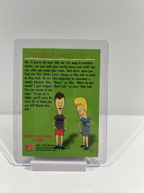 1995 FLEER ULTRA MTV Animation Beavis and Butthead Words #57 mh9 £5.97 ...