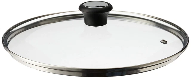 TEFAL COMPATIBLE GLASS Lid, Steam Vent, 28 cm, Transparent, 28097712 £ ...