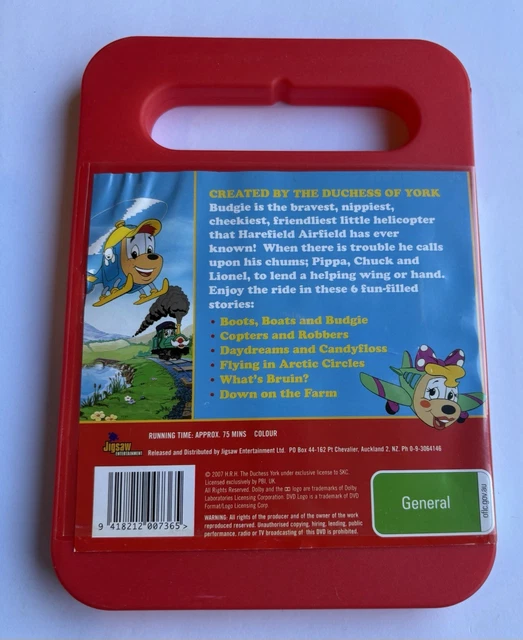 BUDGIE THE LITTLE HELICOPTER Dvd Down On The Farm Vol 4 - Free Aus Post ...