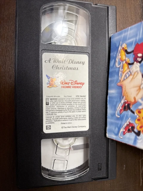 WALT DISNEY HOME Video A Walt Disney Christmas VHS 6 Classic Cartoons ...