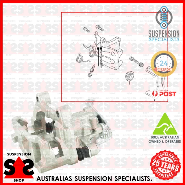 REAR AXLE LEFT Brake Caliper Suit SKODA Octavia Ii (1Z3) 2.0 TDI OCTAVIA II EUR 145,70 - PicClick FR