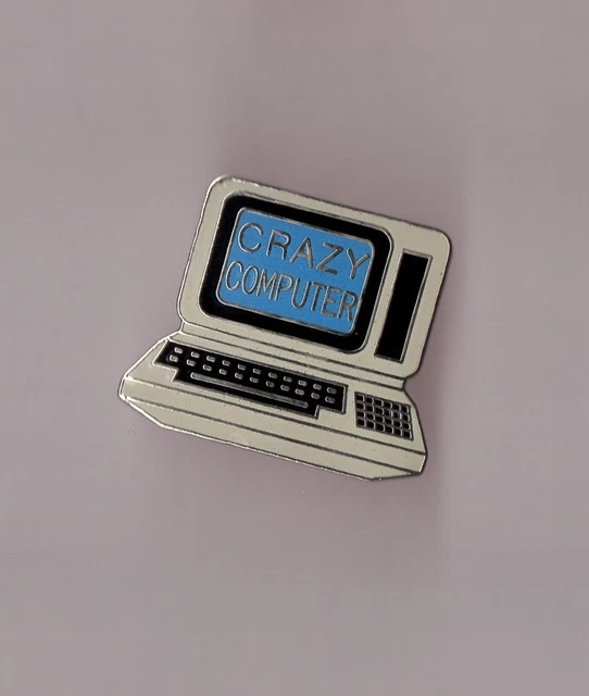 PIN'S ORDINATEUR CRAZY computer (signé démons et merveilles) longueur ...