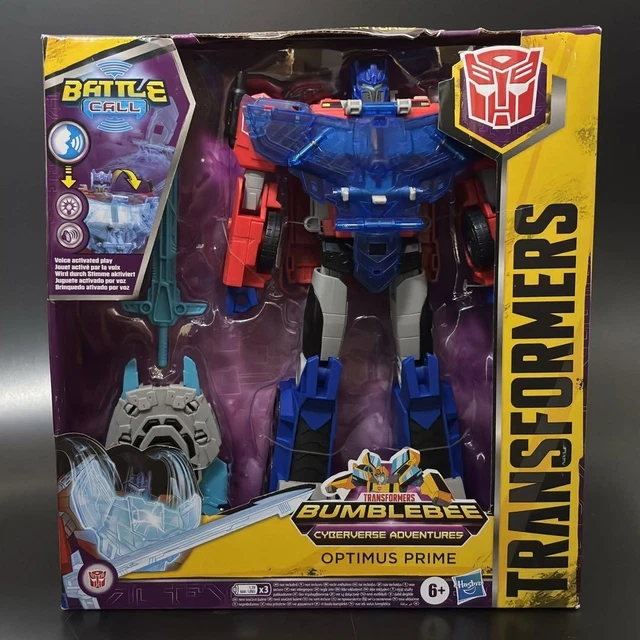 FIGURINE TRANSFORMERS CYBERVERSE Battle Call Optimus Prime Officer ...