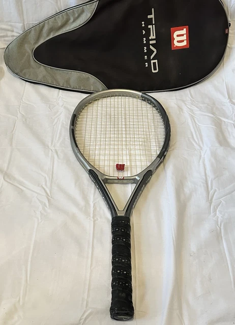 WILSON TRIAD 3 Oversize Tennis Racquet Racket 4 1/2'' Grip - Si 3.0 $55 ...