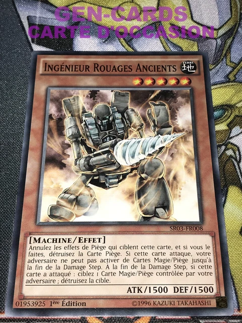 OCCASION CARTE YU Gi Oh INGENIEUR ROUAGES ANCIENTS SR03-FR008 1ère édition EUR 4,00 - PicClick FR