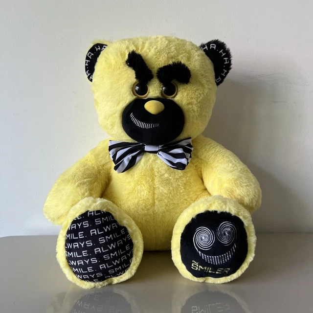 THE SMILER PLUSH Alton Towers Theme Park Soft Toy Teddy Bear Colour ...