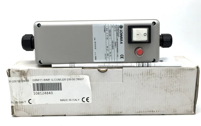 LOWARA QSM/11 108124840 Pump Control Box Single Phase 240V 8.2A IP44 ...